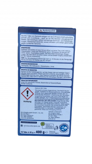 Таблетки для очищення унітазу ДМ / WC-Tabs Denk Mit - Get Food